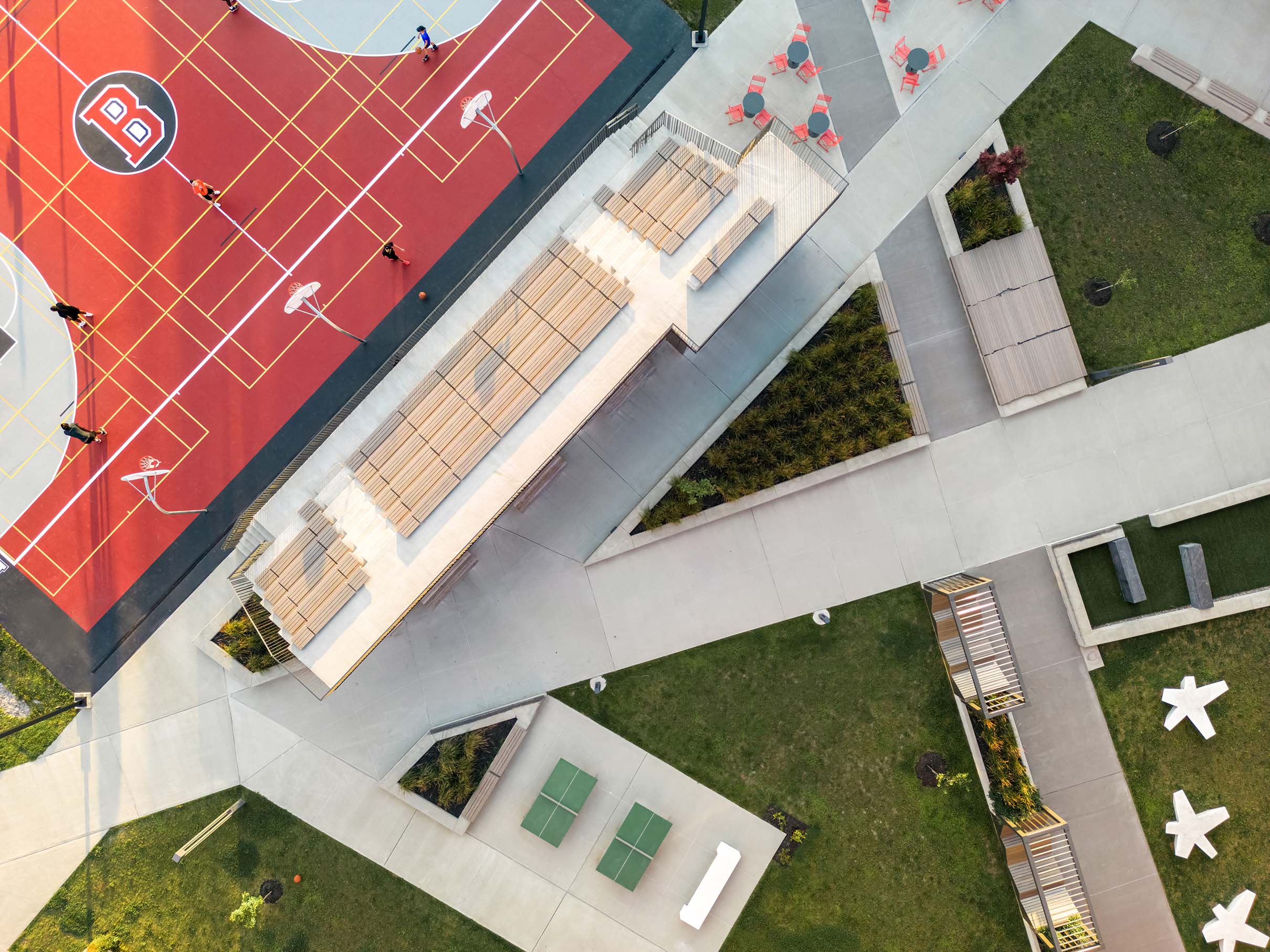 Cour intérieure - Séminaire de Sherbrooke - Équipe A